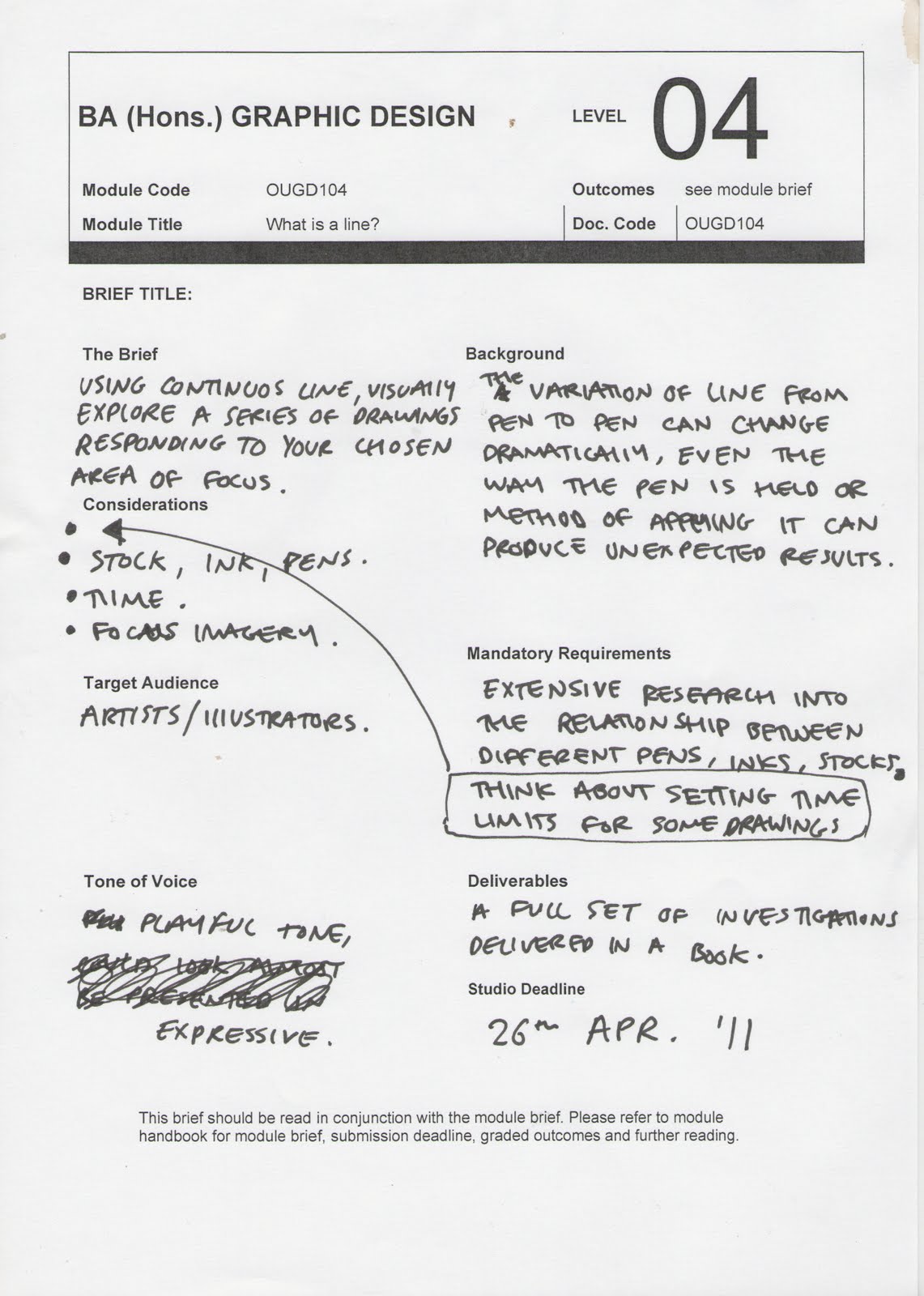 Sarah Pritchard - Design Practice: Visual Language - What Is A Line ...