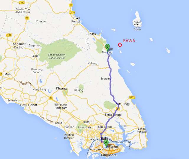 luc in singapore: Pulau Rawa, Malaysia