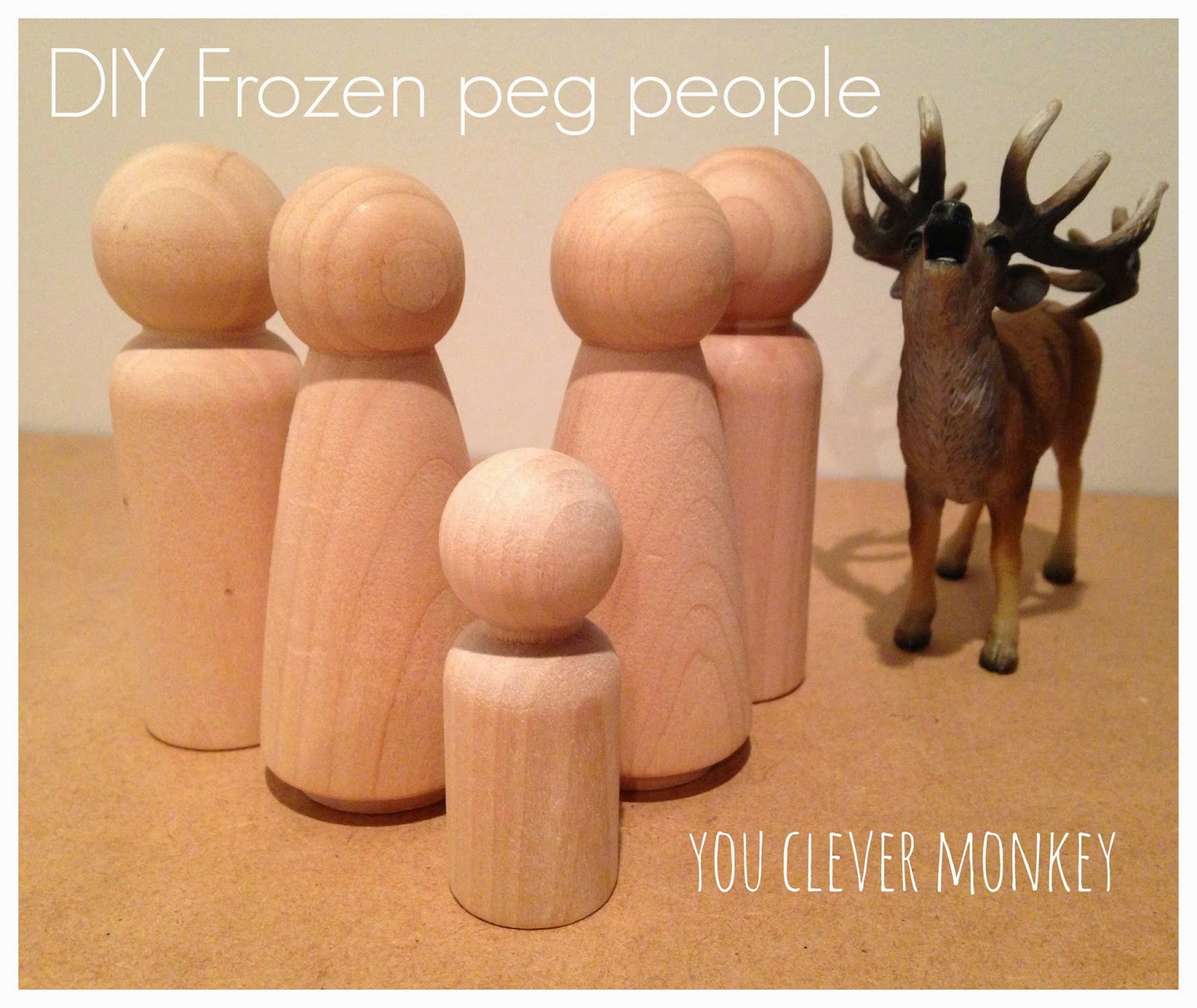 DIY FROZEN PEG PEOPLE | you clever monkey
