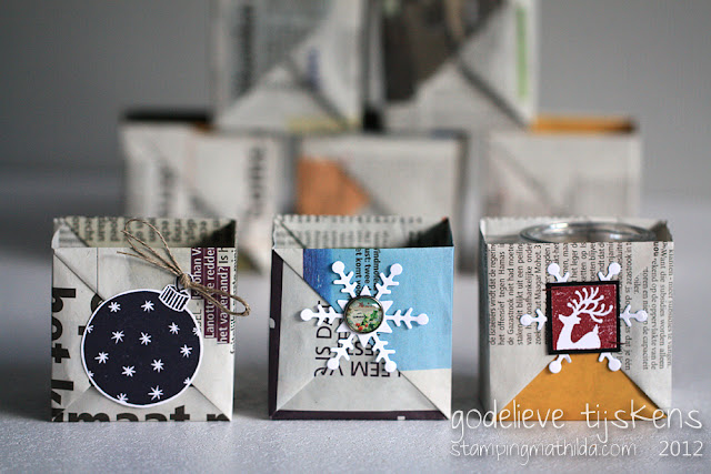 StampingMathilda: Origami Newspaper Box