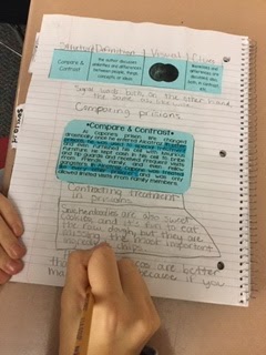 Try their hand at comparing and contrasting with a personal history ...