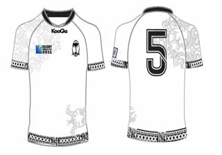 RWC 2011 Fiji Rugby Jersey Design | New Zealand Trip 2011