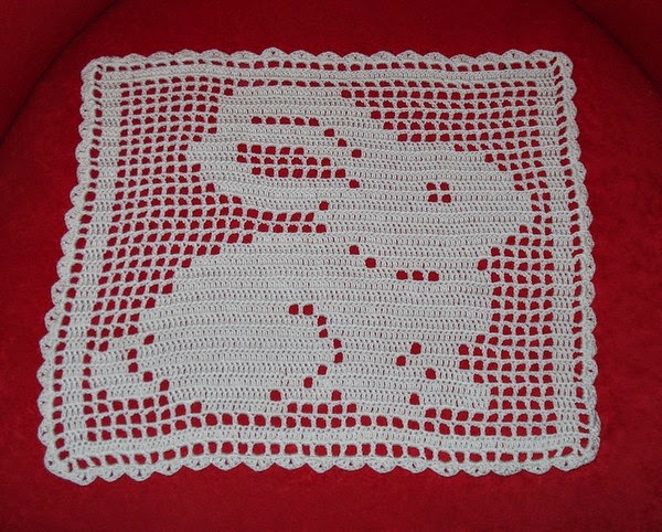AngelSan Creation: Bunny doily