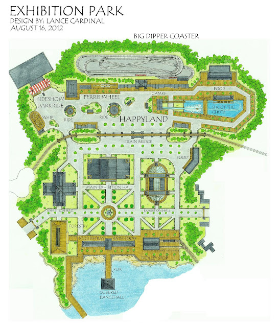 Lance Cardinal Creations: EXHIBITION PARK MAP
