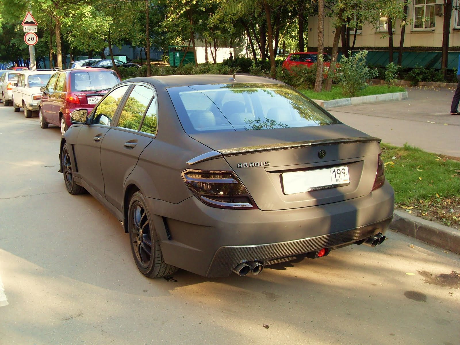 Mercedes-Benz C-Class W204 BRABUS matte | BENZTUNING