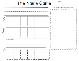 The Name Game - I Love Kindergarten