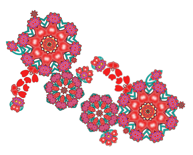 Homespun Graphics: Sunday Color Me Flowers Fun!