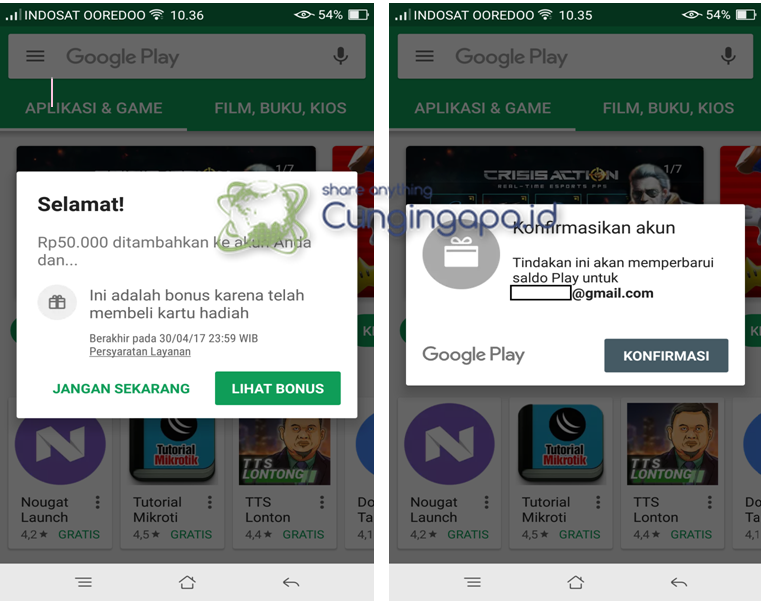 Cara Isi Saldo Google Play Store ~ Gallery_Service™