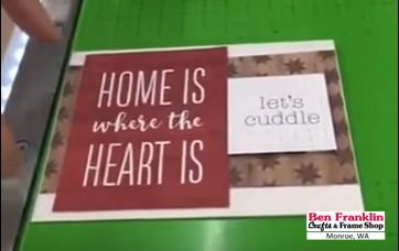 Ben Franklin Crafts and Frame Shop, Monroe, WA: Easy {and Unique} Card ...