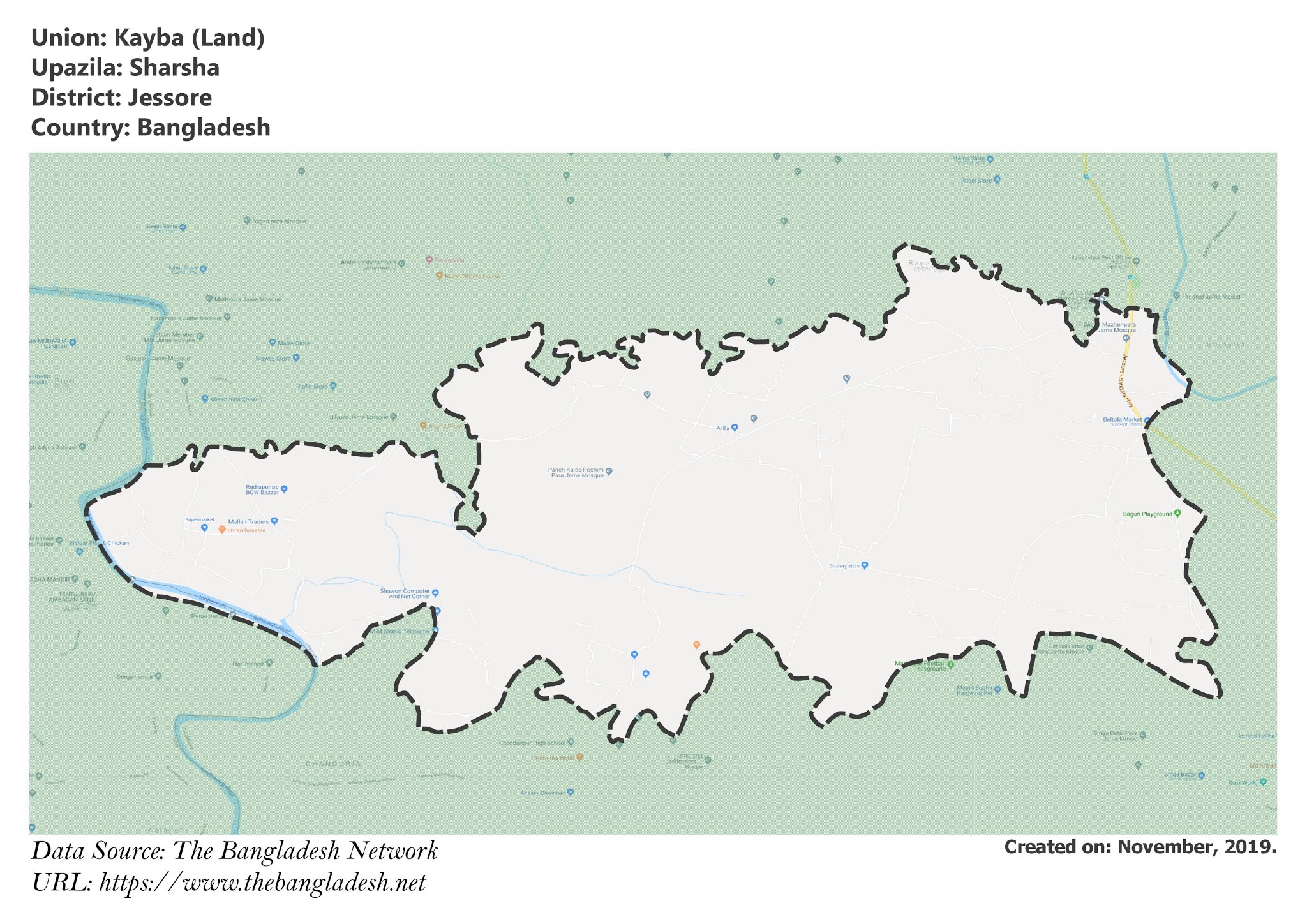 Kayba Union, Jessore