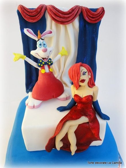 ImNotBad.com - A Jessica Rabbit Site: Roger and Jessica Rabbit Cakes