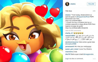 A Bird Version of Shakira Guest Stars in Angry Birds Friends and Angry ...