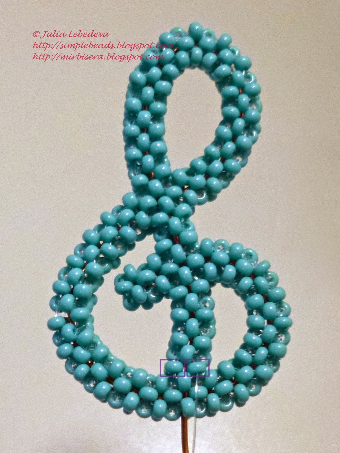 Beading for the very beginners: Treble clef