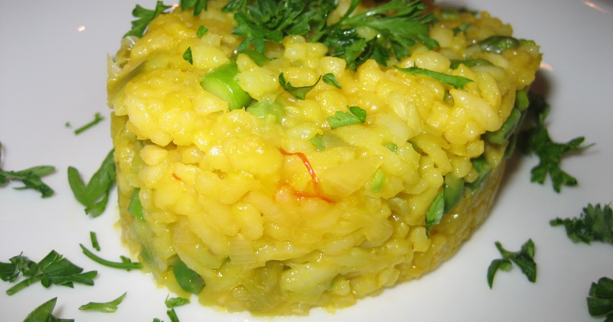 The Veracious Vegan: Spring Saffron Risotto with Peas and Asparagus