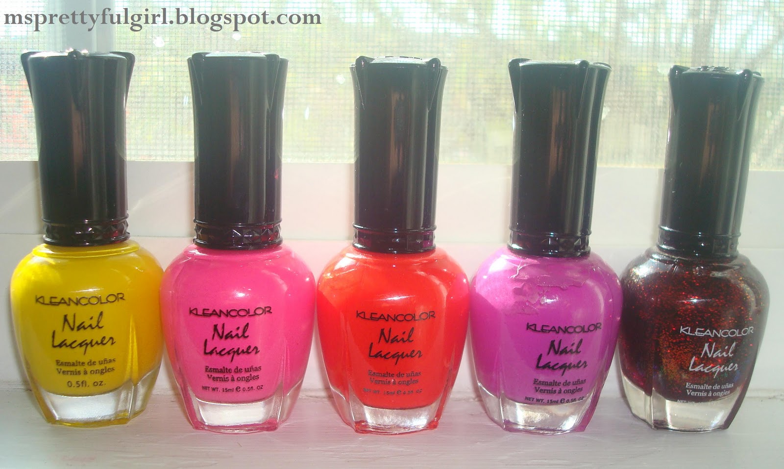 Ms. Prettyful Girl: Collection: Kleancolor Nail Lacquer