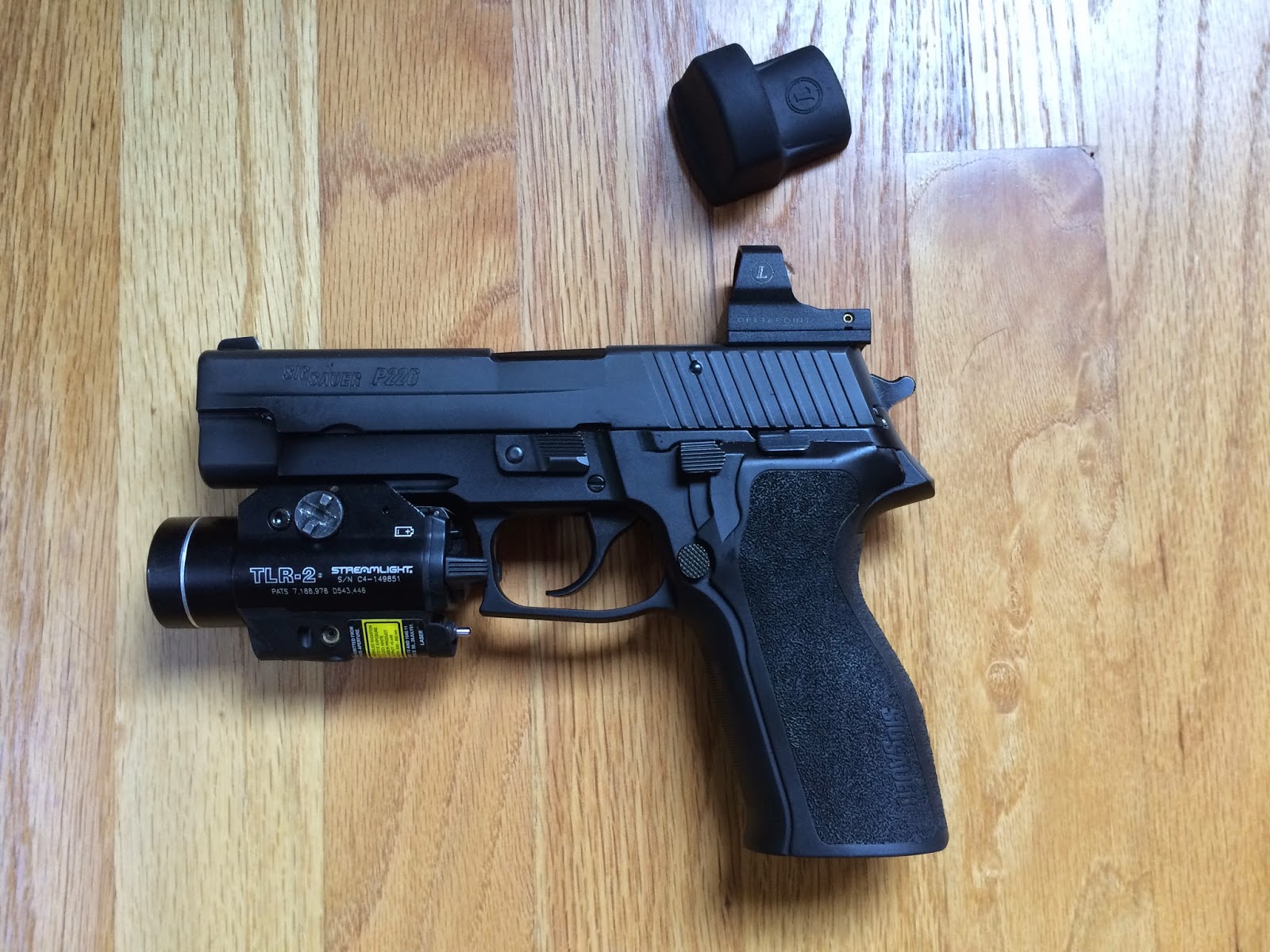 Sig P226 E2 Open Gun with extra barrel, Leupold Deltapoint, TLR2 ...
