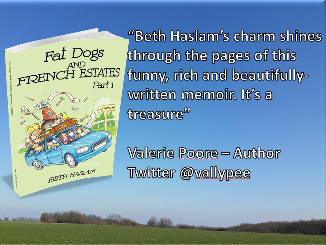 Beth Haslam - Author of the Fat Dogs and French Estates series: March 2017
