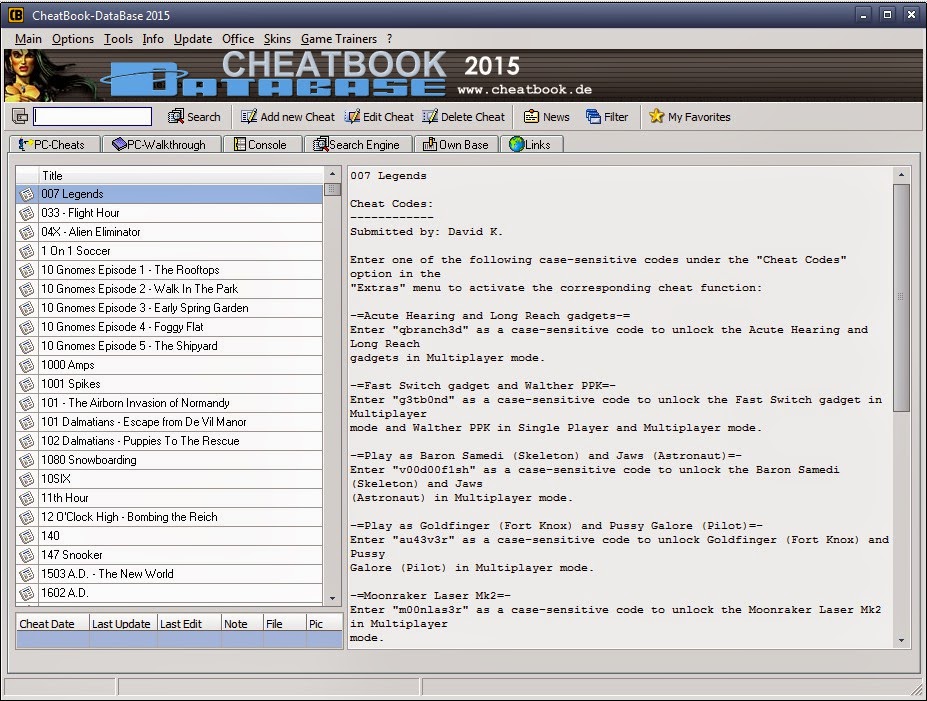 Cheat Book Latest Version ~ Tricks & Softwares