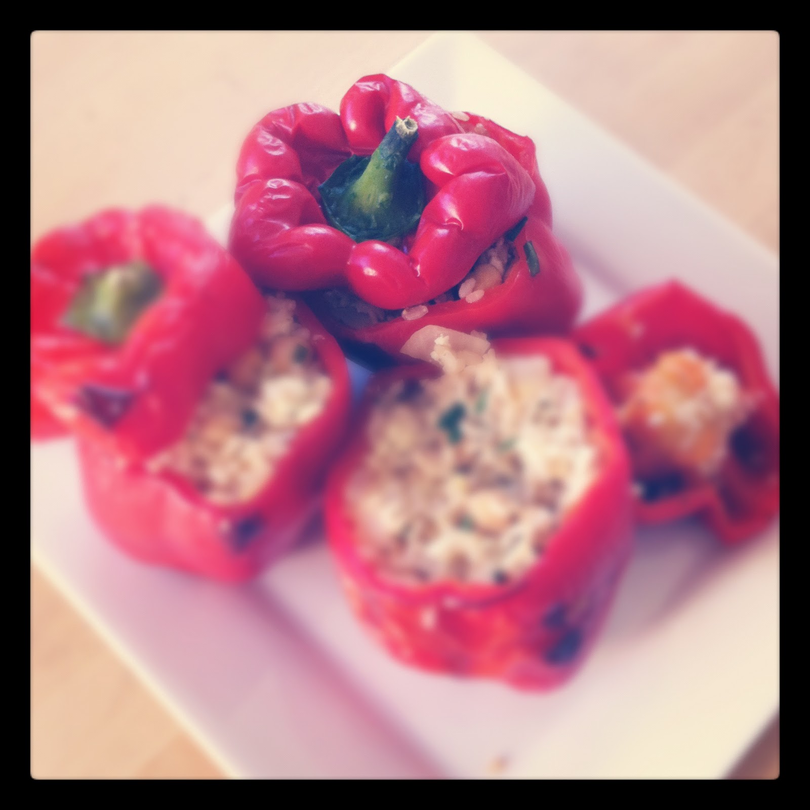SOULFUL HEALTHY LIVING: VEGETARIAN STUFFED CAPSICUMS