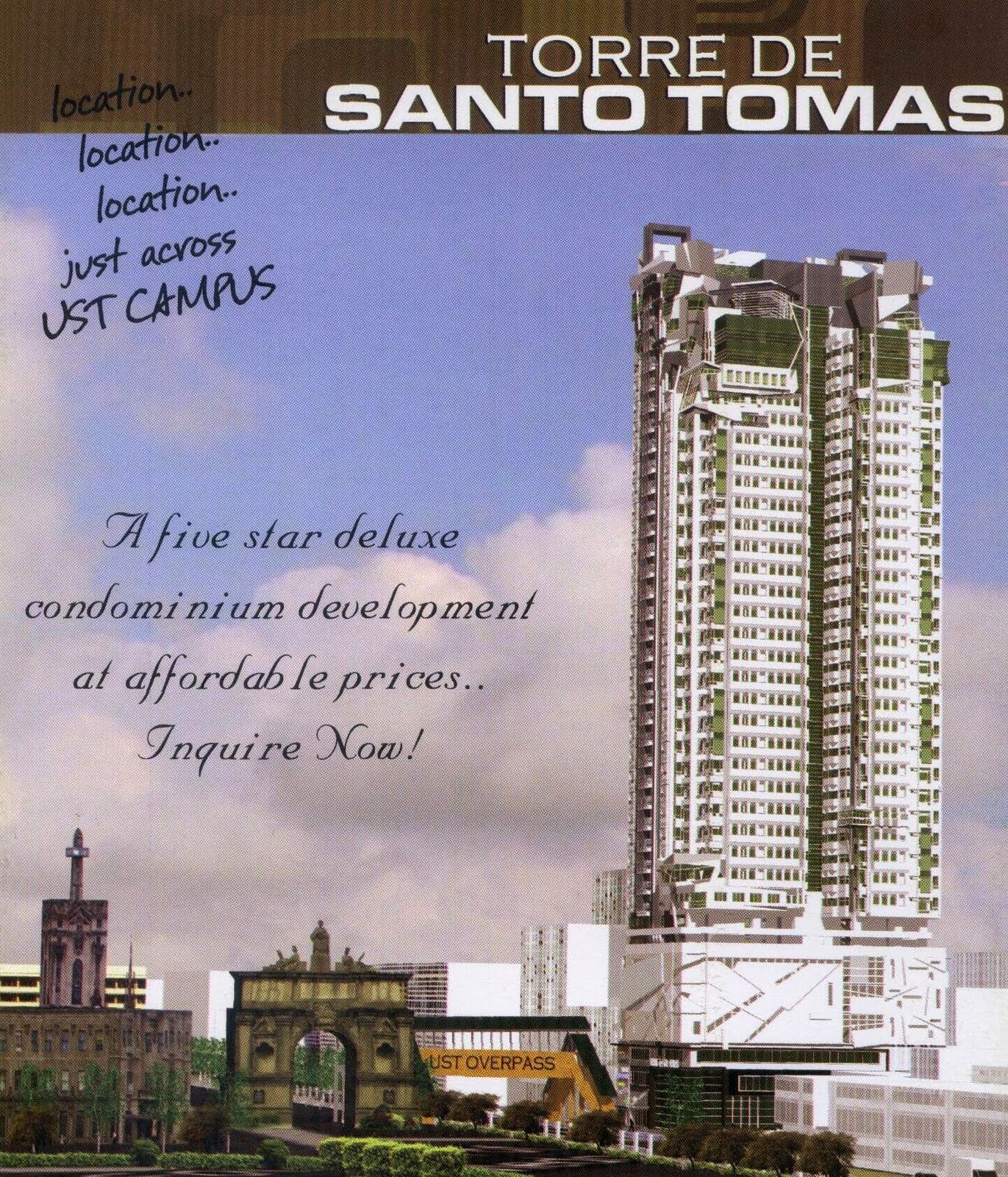 university tower p.noval: Torre De Santo Tomas Across UST,UE,FEU