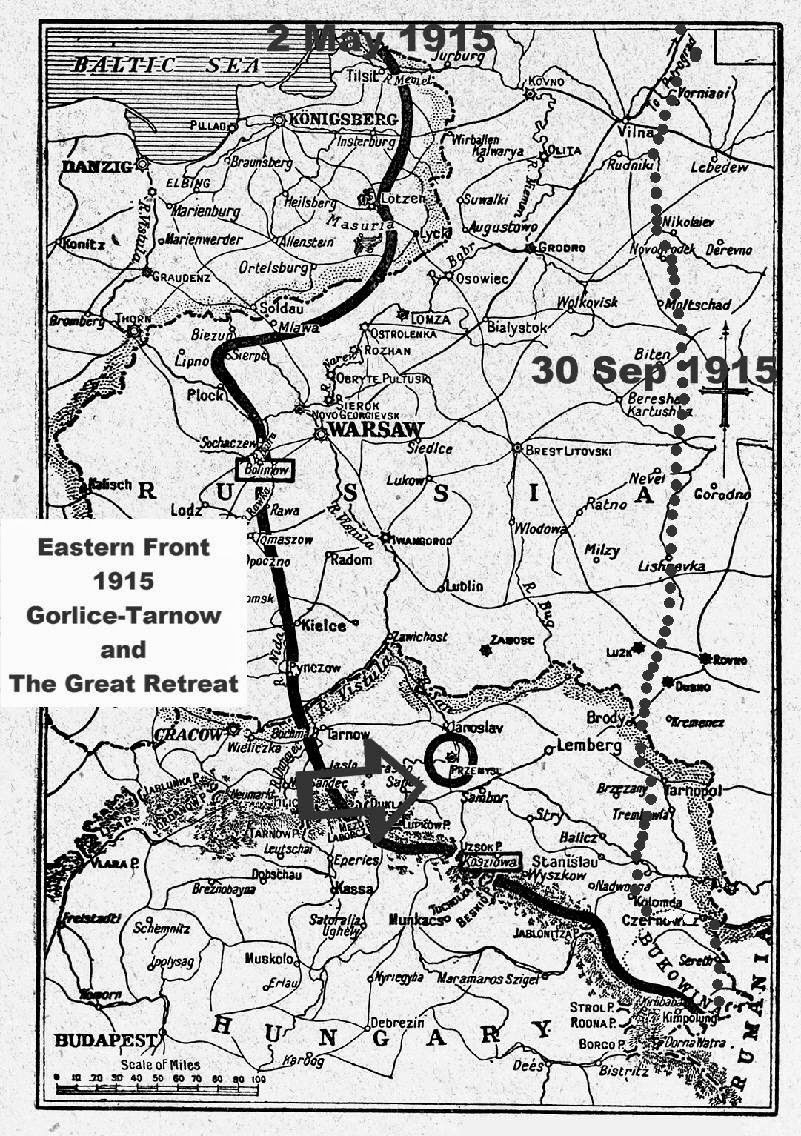 Roads to the Great War: 100 Years Ago: The Gorlice-Tarnów Offensive ...