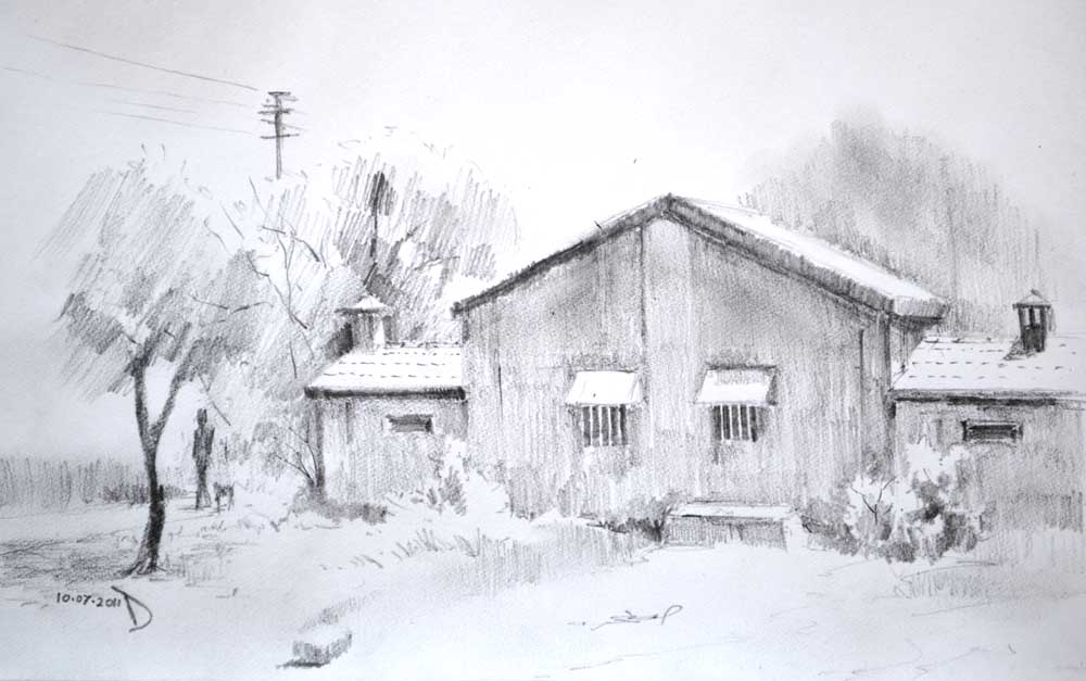 PENCILS AND BRUSHES: Outdoor Sketches