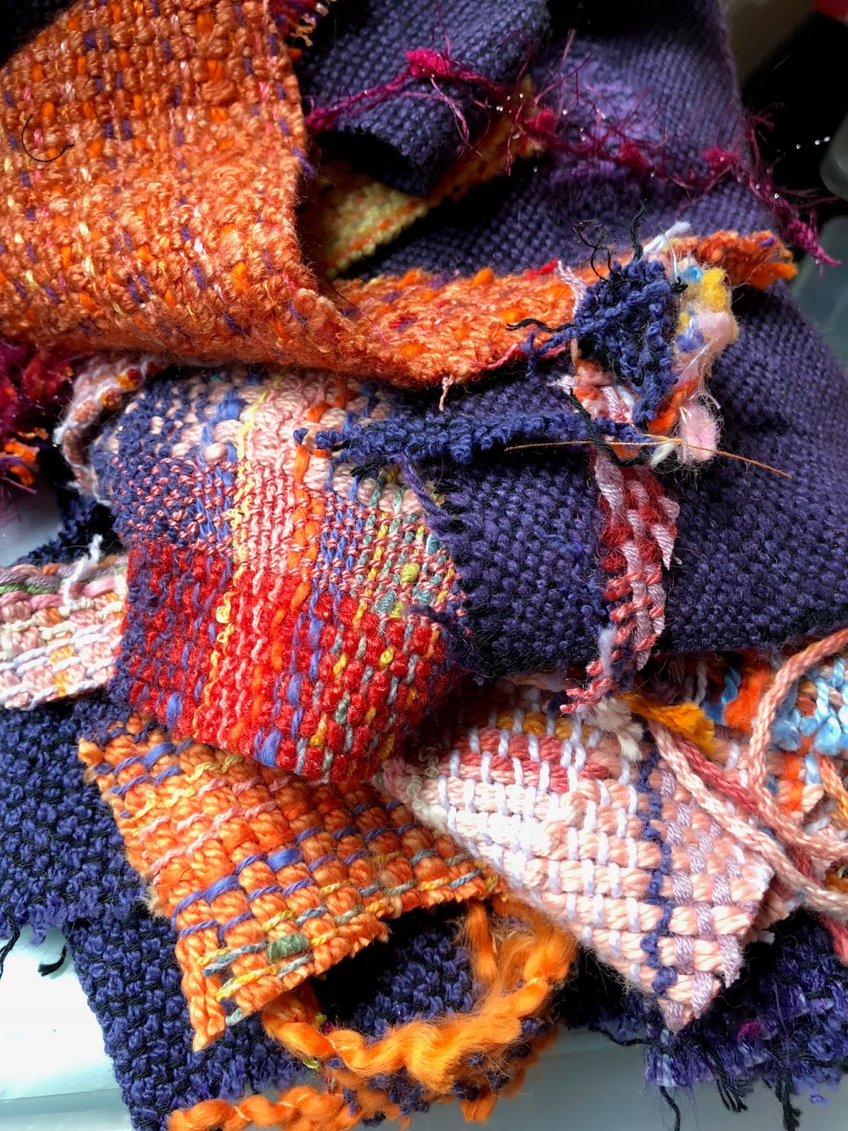 CENTERING WITH FIBER: Sewing Saori hand woven clothing class in the ...