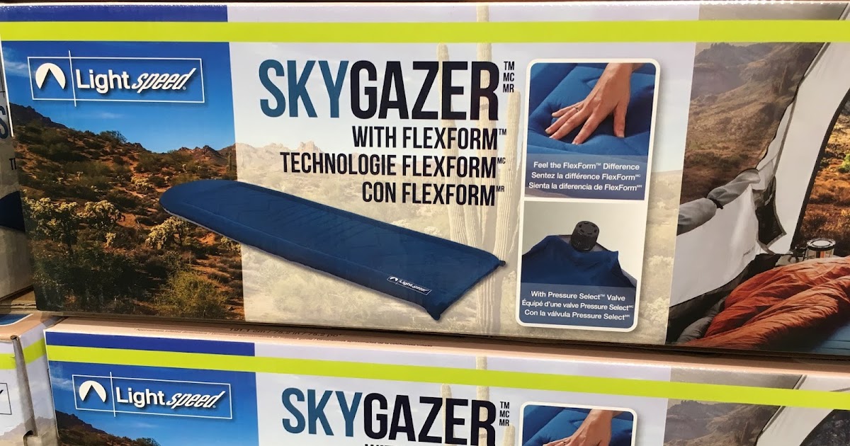 Lightspeed Outdoors Skygazer Self-Inflating Sleep Pad | Costco Weekender