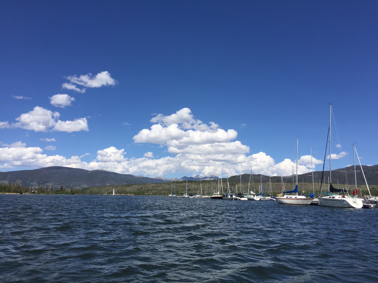 Boating on Colorado's Lake Dillon
