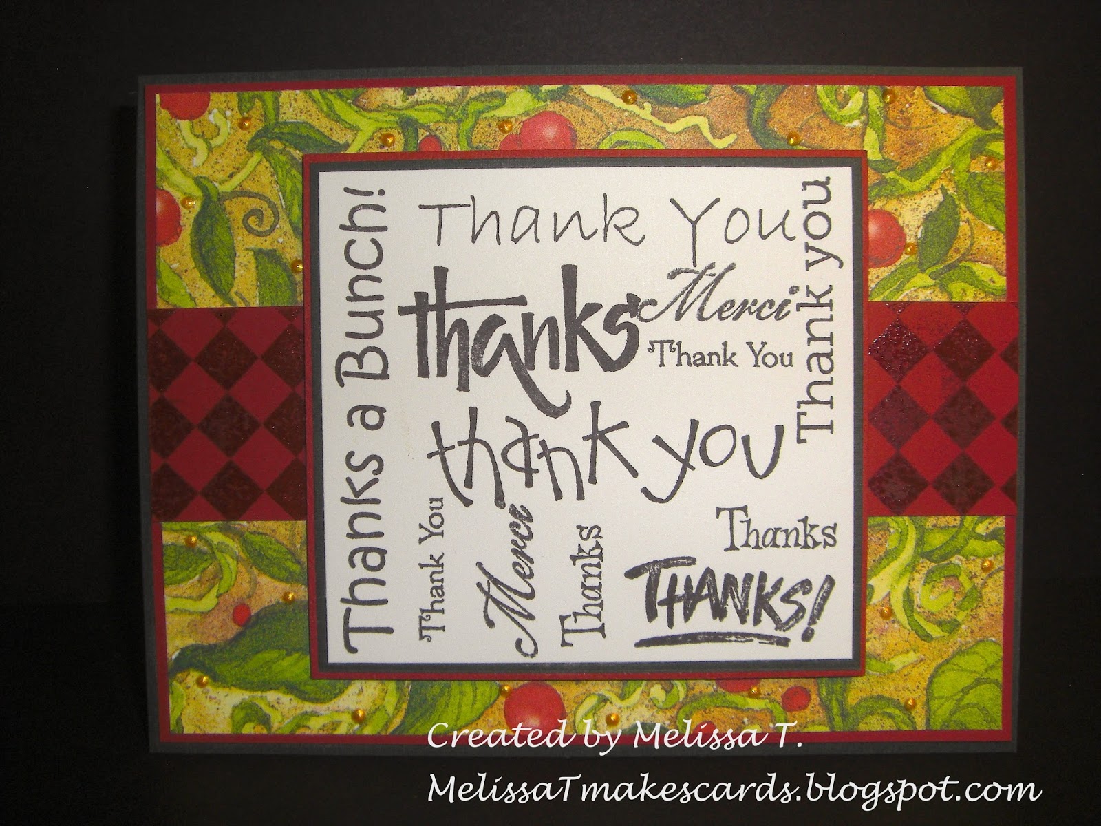 Melissa T.: OWH Midweek Throw-down, Thank You Cards