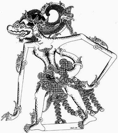 Anggada -- gaya Yogyakarta ~ Album Wayang Indonesia