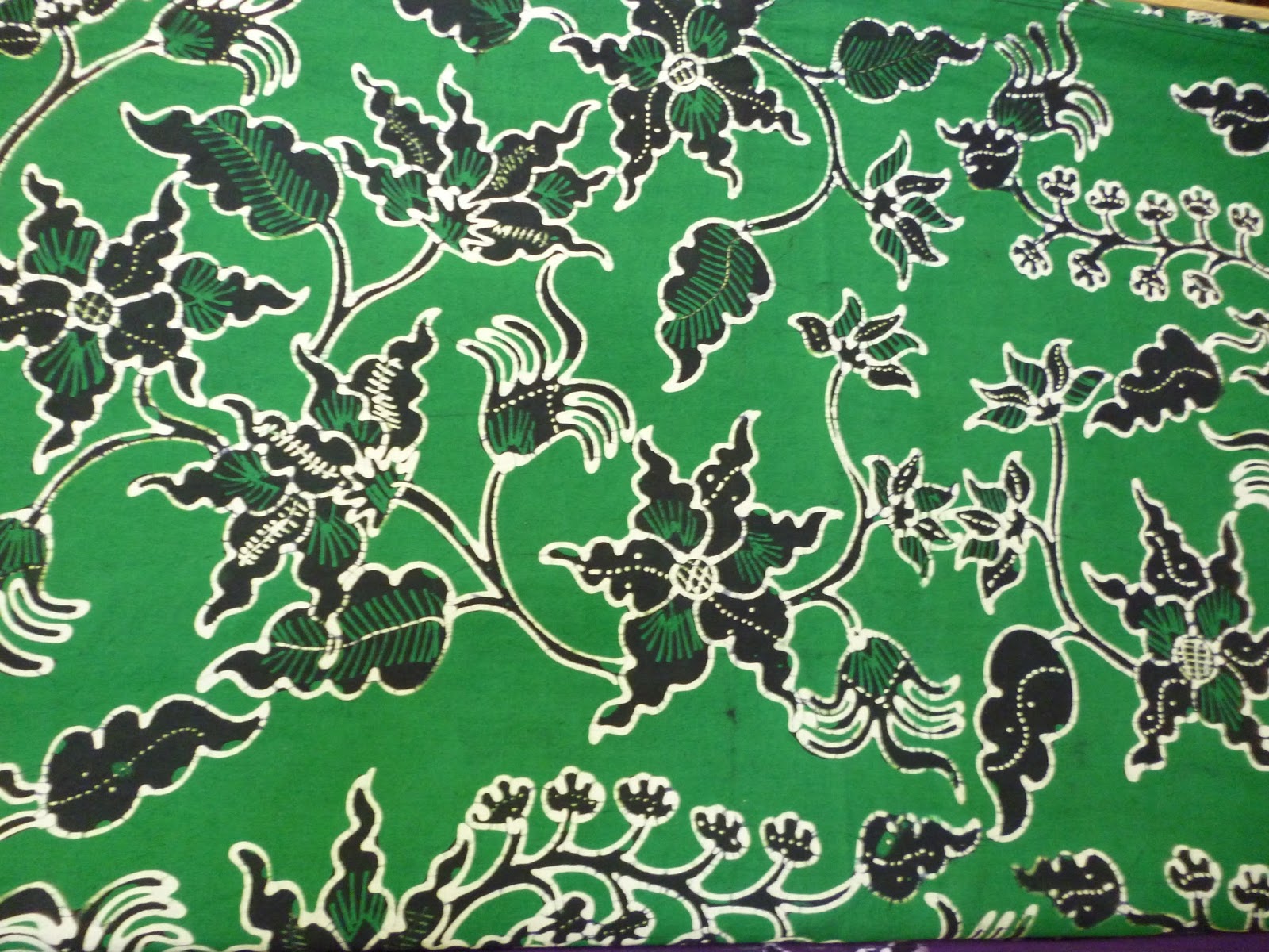 Gambar Batik Hijau | Gambar Batik Sederhana
