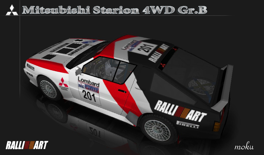 RBR+: Mitsubishi Starion 4WD Rally Gr.B