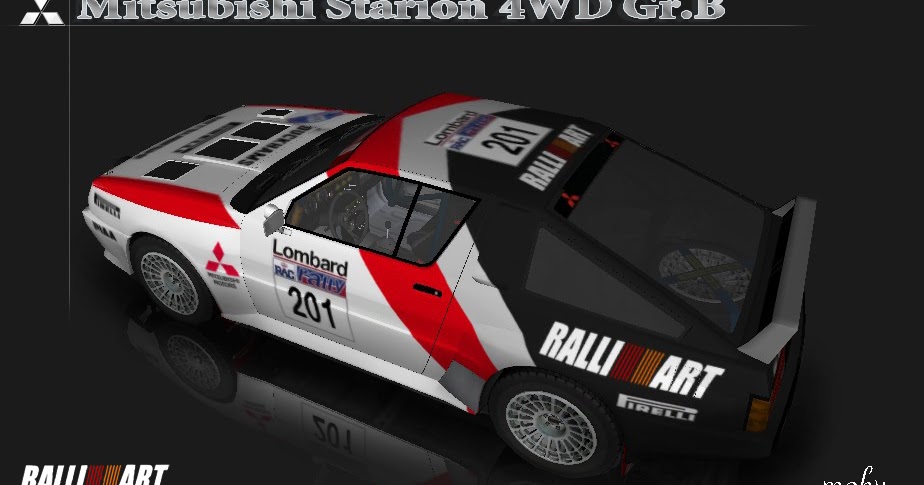 RBR+: Mitsubishi Starion 4WD Rally Gr.B