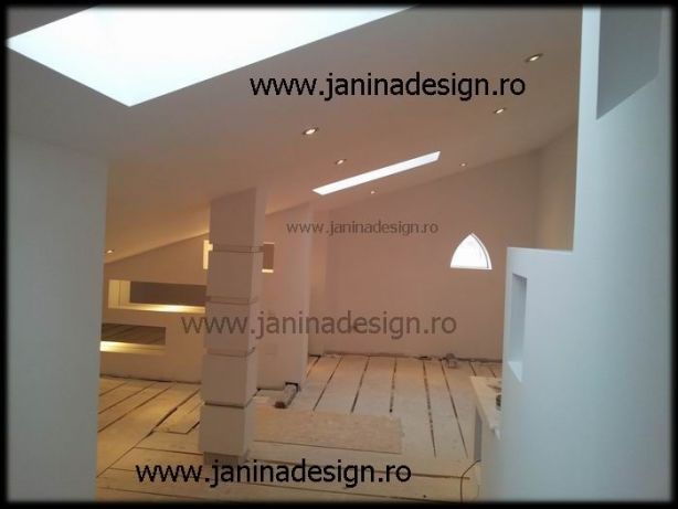 Amenajari interioare pereti rigips montaj tavane gips carton zugraveli ...