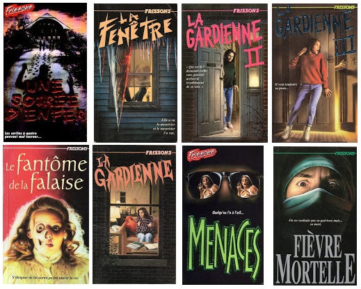 La collection Frissons: 2017