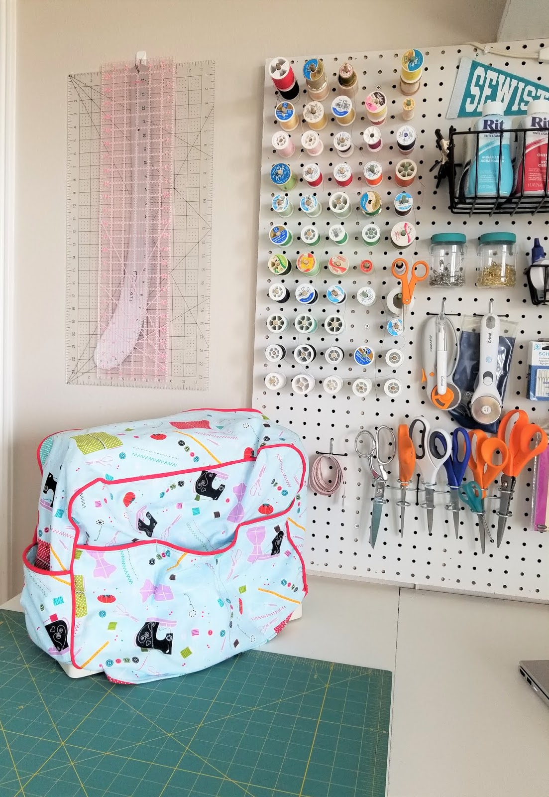 Simple Sewing Room Organization | Sew Simple Home