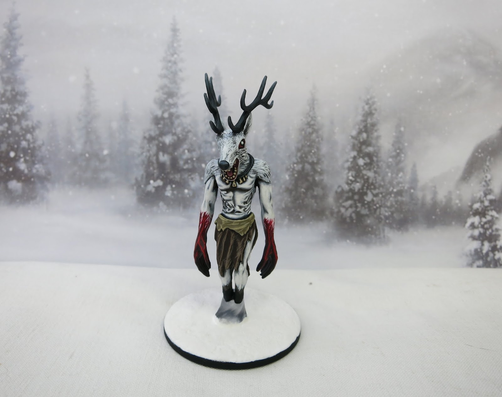 The Slow Miniatures Painter: Pathfinder Wendigo