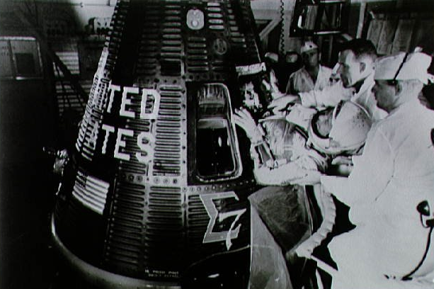 SpaceRubble: 50 Years Ago: Sigma 7 in Space!