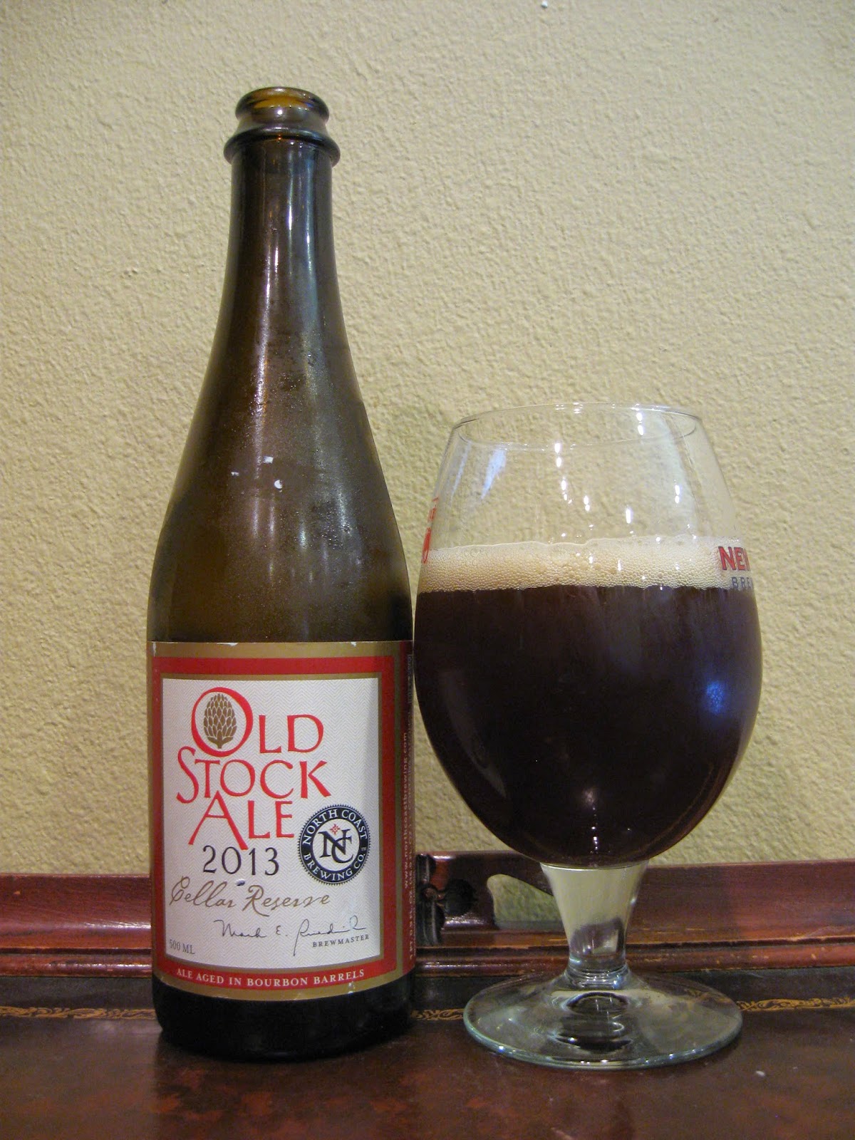 Doing Beer Justice: North Coast Old Stock Ale Cellar Reserve 2013