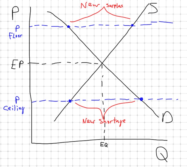 Macroeconomics AP: Price Controls (Ceilings / Floors)
