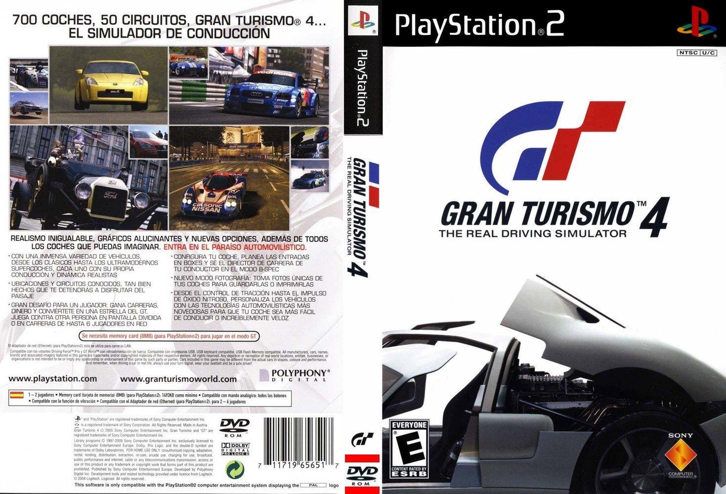 Games Covers: Gran Turismo 4 - PS2