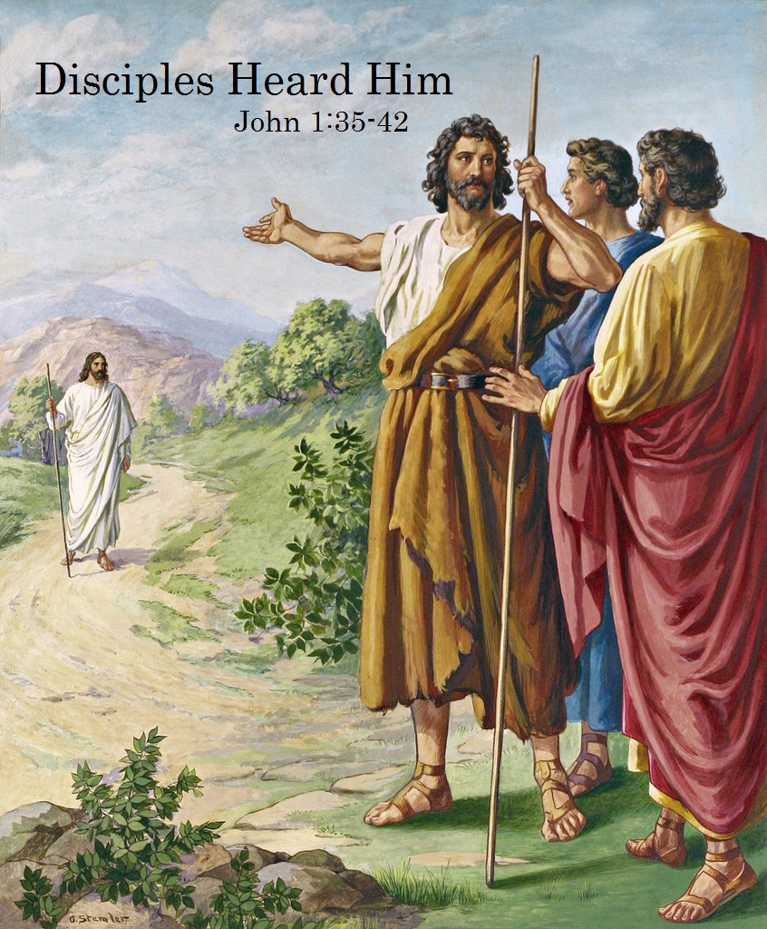 "Beads of Joy" by RosaryManJim: Disciples Heard Him