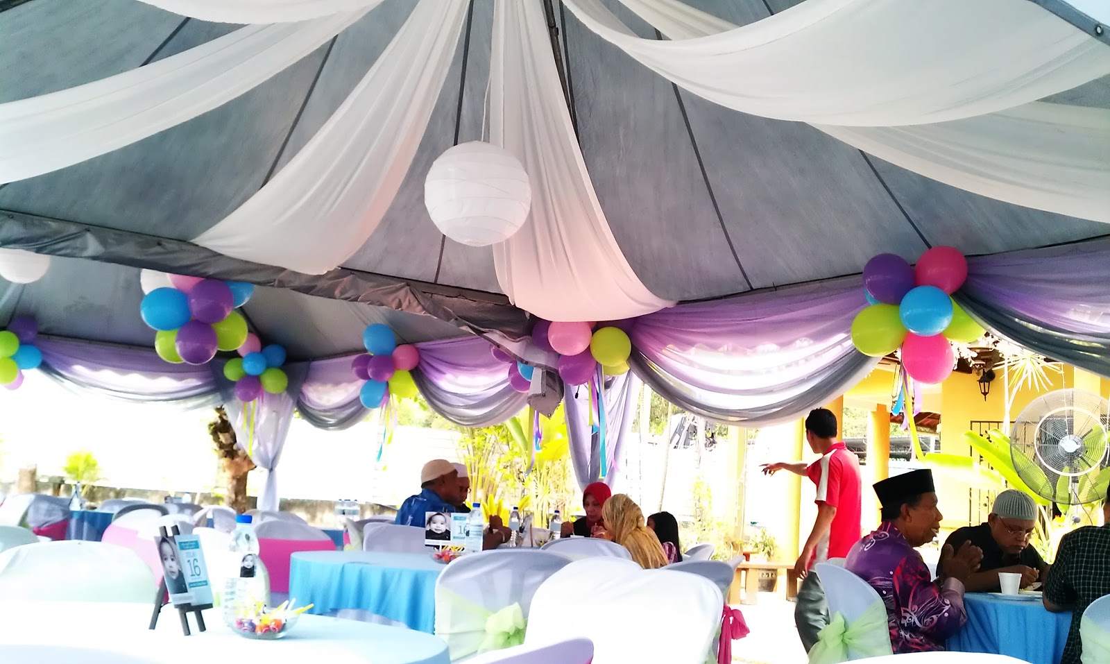 CANOPY HAVEN: Aqiqah - Birthday Party - Family Day ! Theme : Colourful