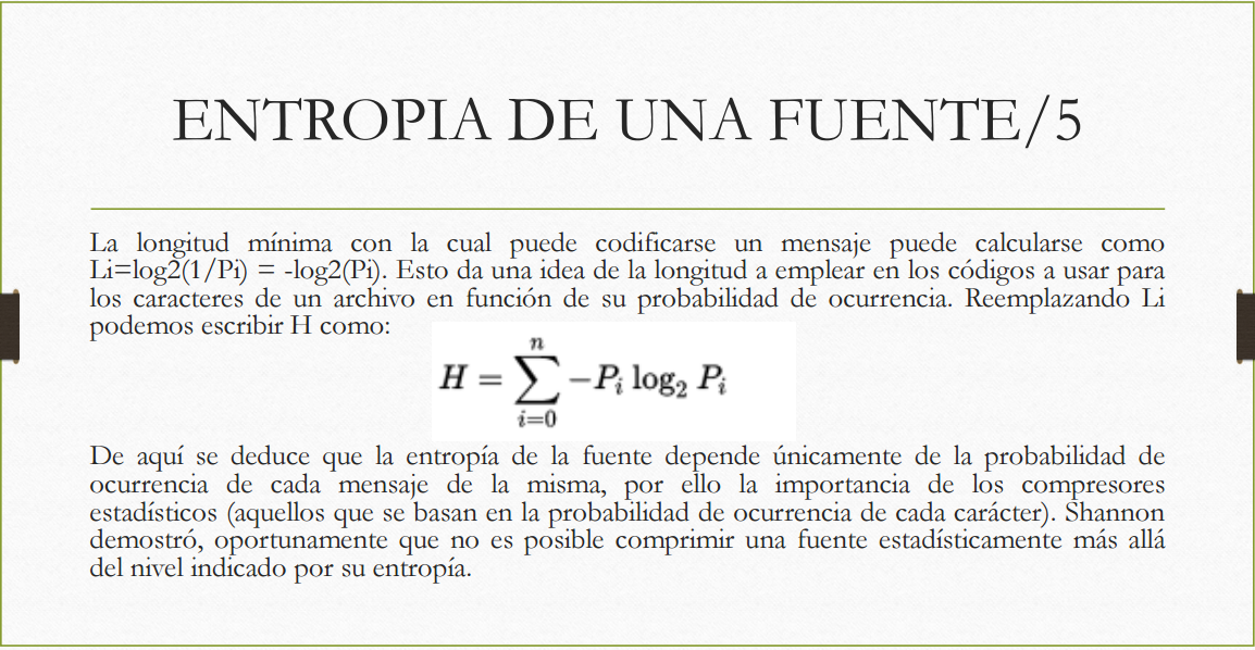 Portafolio Virtual: Formulas de la Entropía