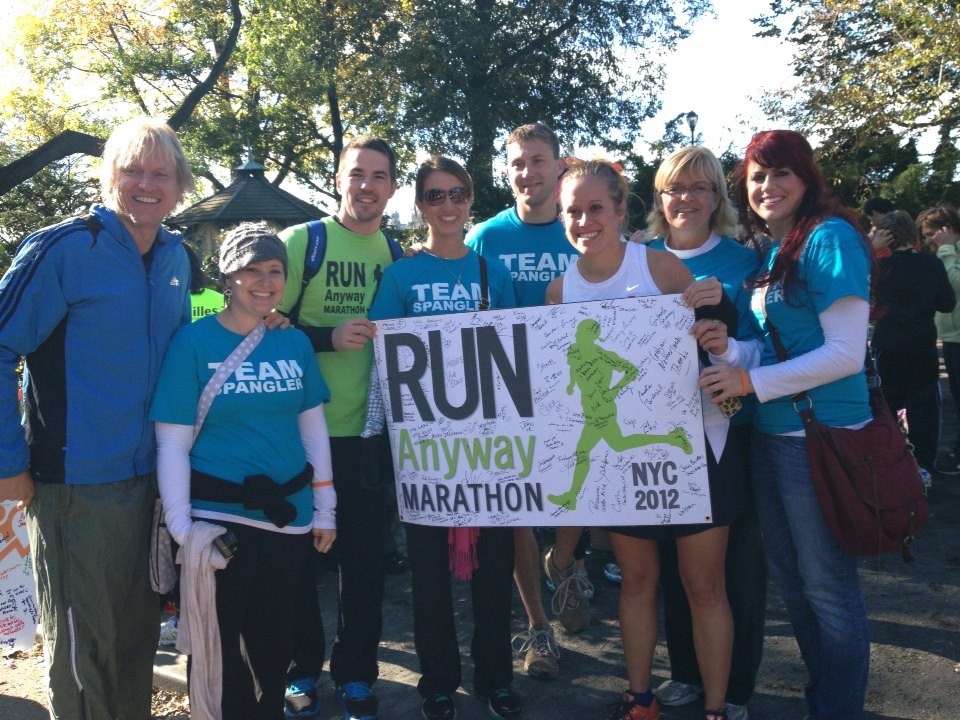 Team Spangler for Team Fox "This Is For You Dad": Run Anyway Marathon ...