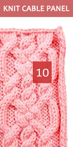 Cable Knitting Pattern 10 🧶 Cable Knitting Patterns