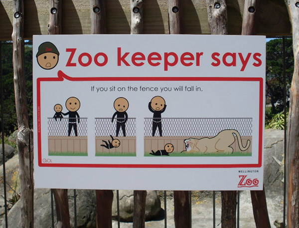 Free Amazing Images: 56 Zoo Signs And Travel Signs
