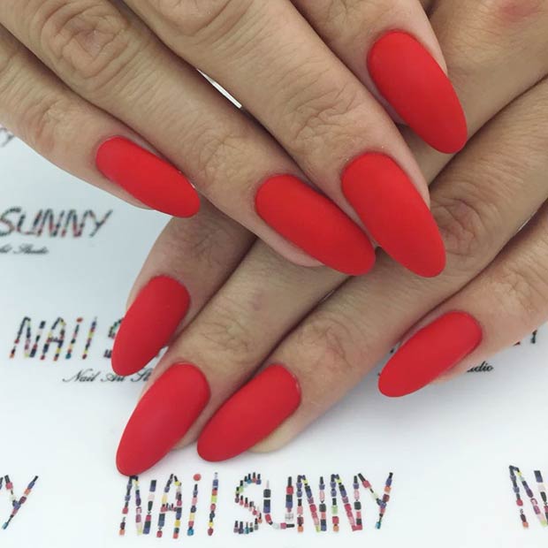 10 Pretty Ways to Wear Red Nails 2019