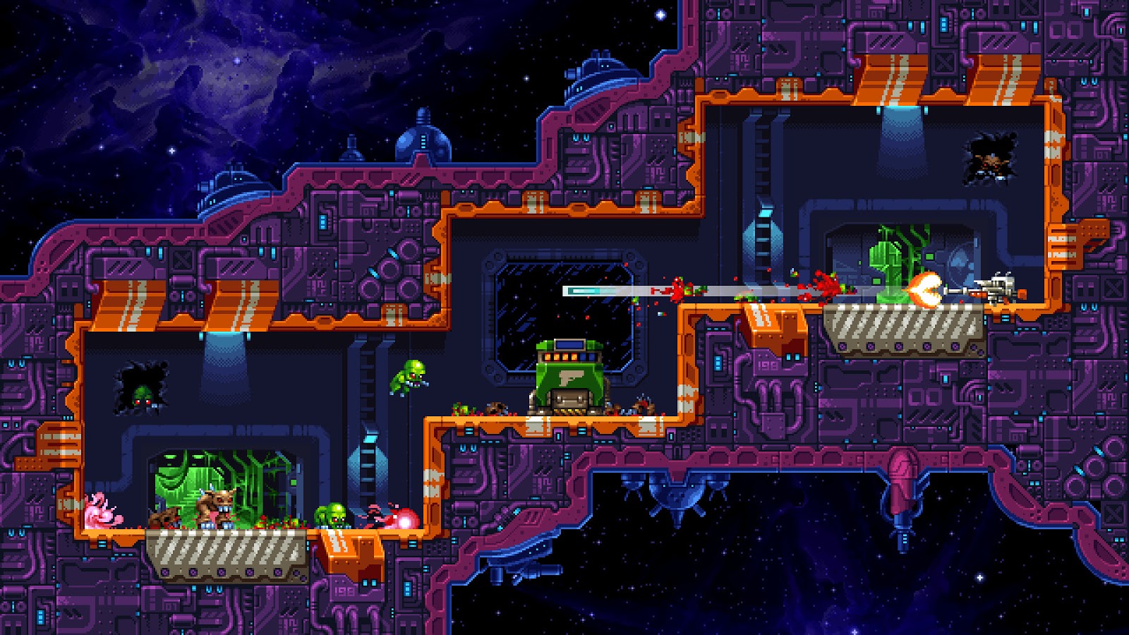 Super Mutant Alien Assault (PC) é um platformer de outro mundo - GameBlast